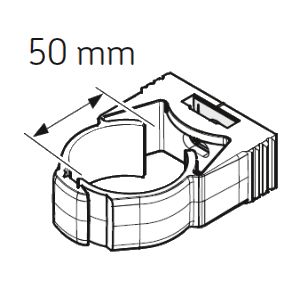 LAPC50 Mounting Clamp for SKF System 24 Lubricators - WychBearings.co.uk