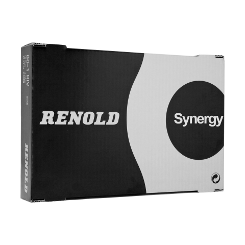 12B2X10FT (12B-2) 3/4" Pitch Duplex Renold Synergy Roller Chain - 10ft ...